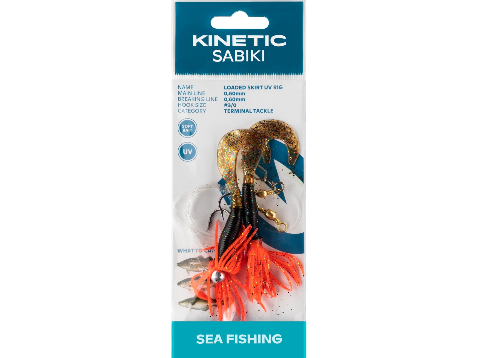 Kinetic Sabiki Loaded Skirt Rig - Fiskeinfo