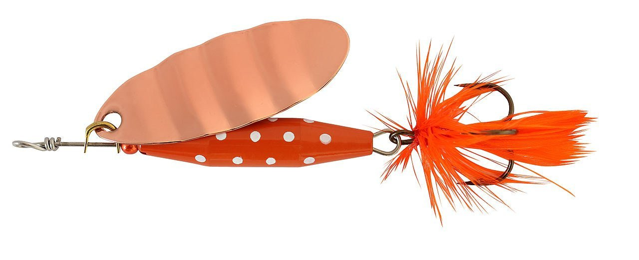 ABU Garcia Reflex Red Spinner Kobber 18g - Fiskeinfo