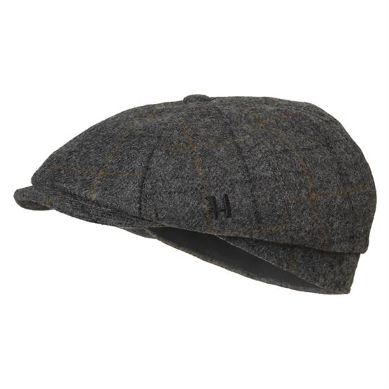 Härkila Benmore Baker Boy Cap, Charcoal Grey - Fiskeinfo
