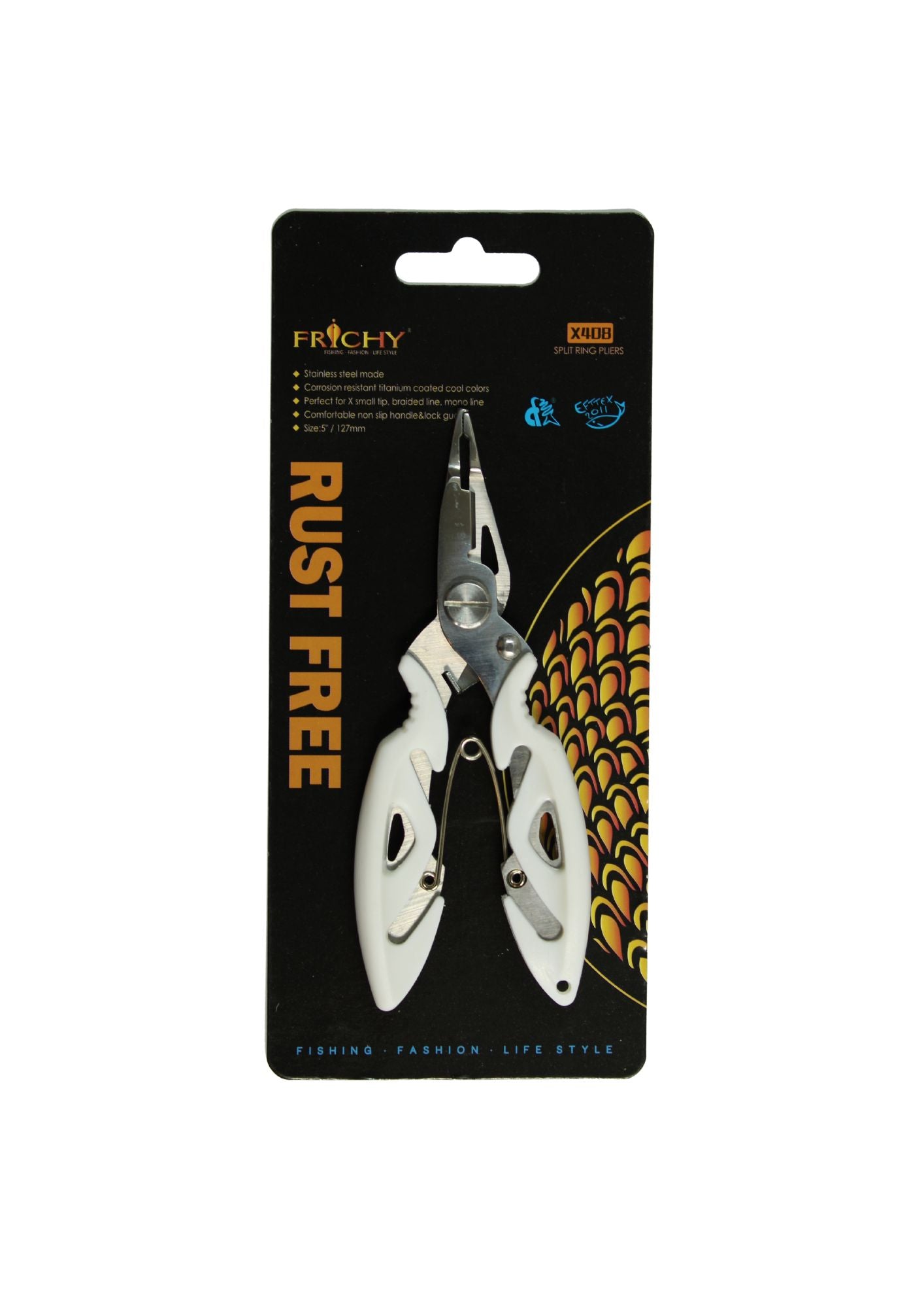 Frinchy Splitring og Fletline Tang - Fiskeinfo